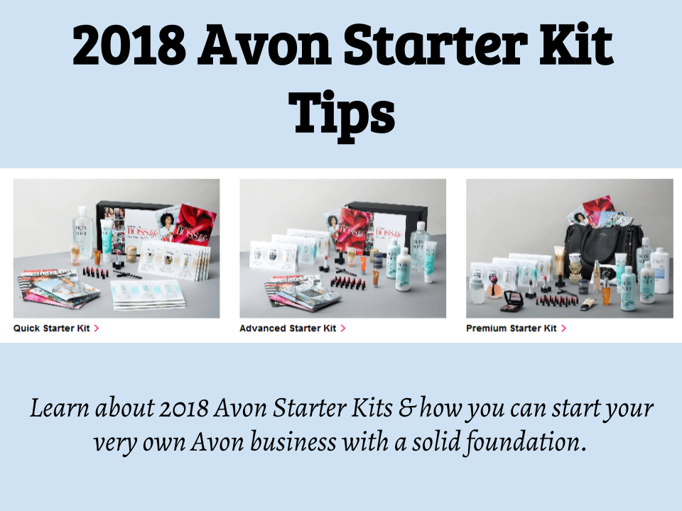AVON SELLING TIPS: 2018 STARTER KIT TIPS FOR NEW REPRESENTATIVES – Jen ...