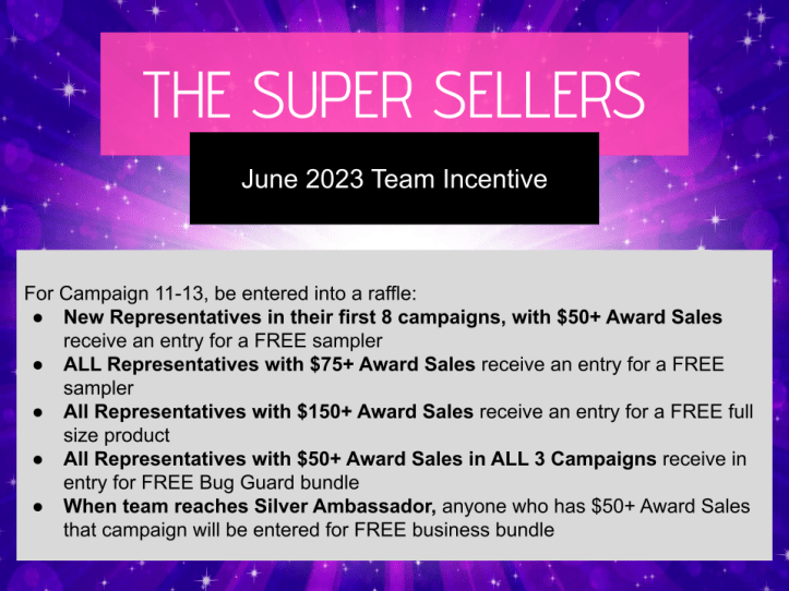 THE SUPER SELLERS TEAM RECOGNITION: CAMPAIGN 11 2023 – Jen Antunes Beauty Blog